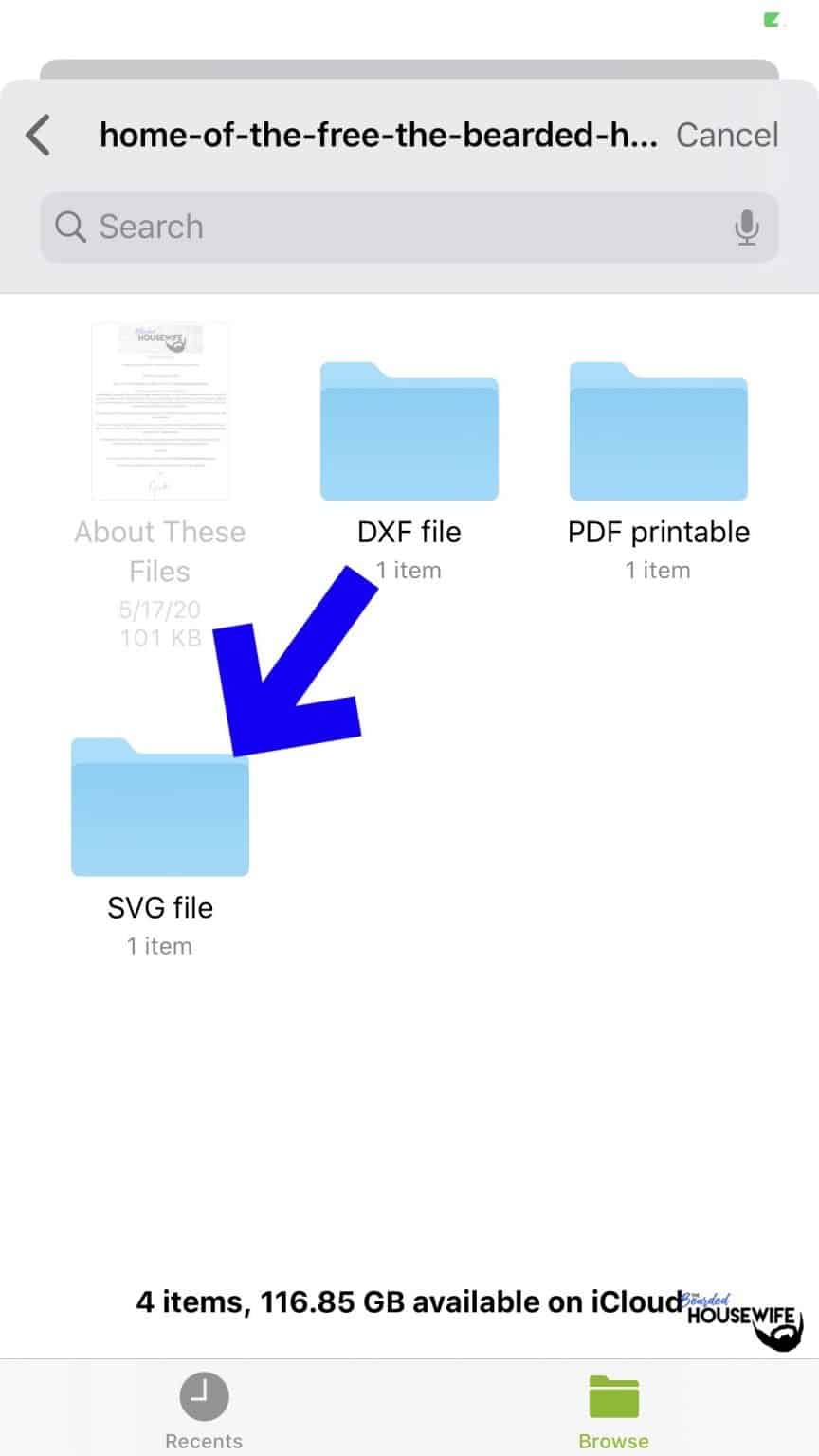 Upload SVG Files Using the Cricut App - The Bearded Housewife