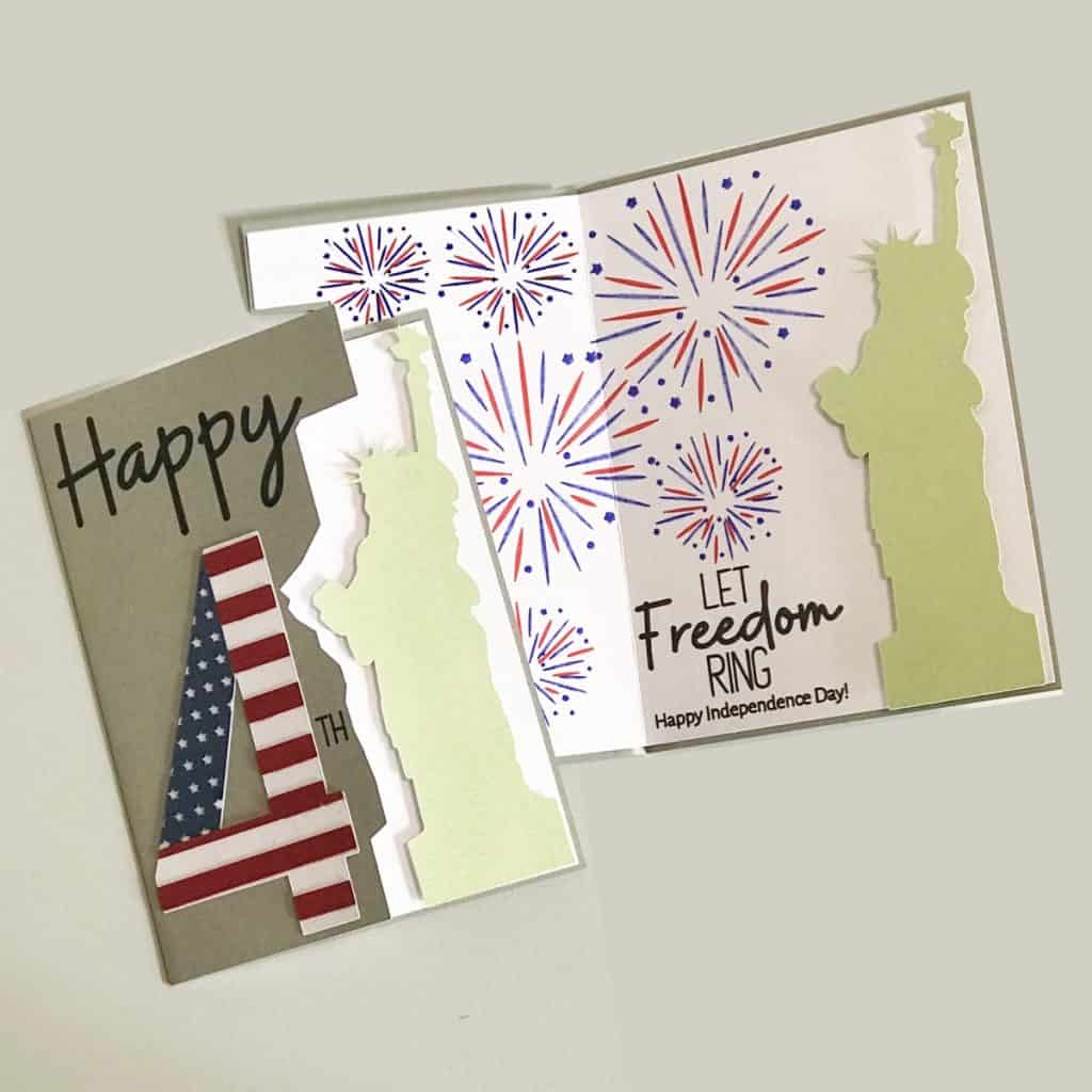 Easy Fourth of July Card - The Bearded Housewife