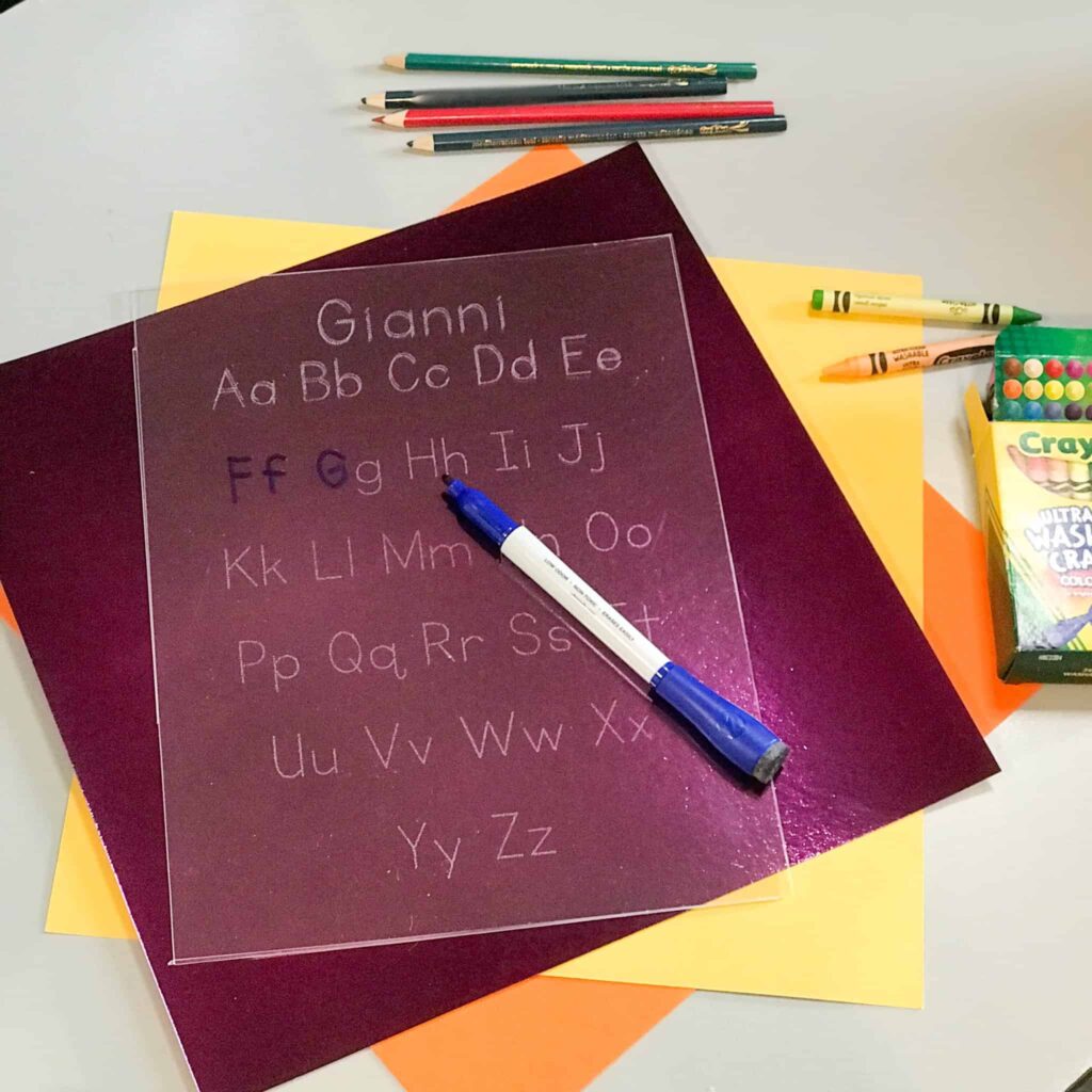 21. Alphabet Dry Erase Worksheets - The Bearded Housewife