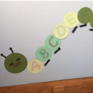 DIY Alphabet Caterpillar - The Bearded Housewife