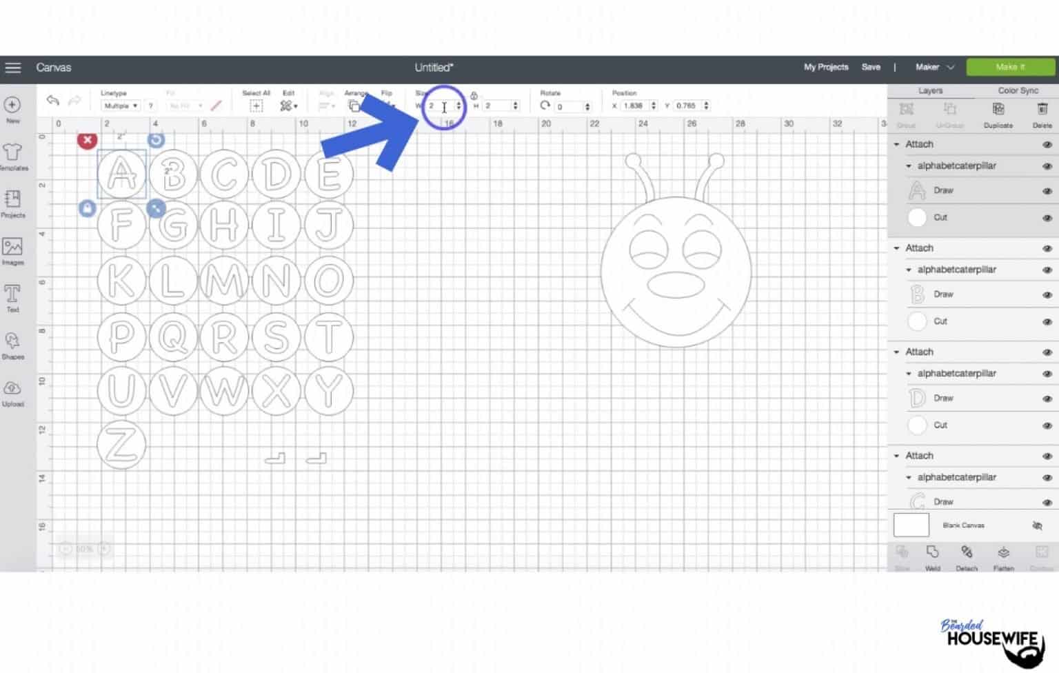 DIY Alphabet Caterpillar - The Bearded Housewife