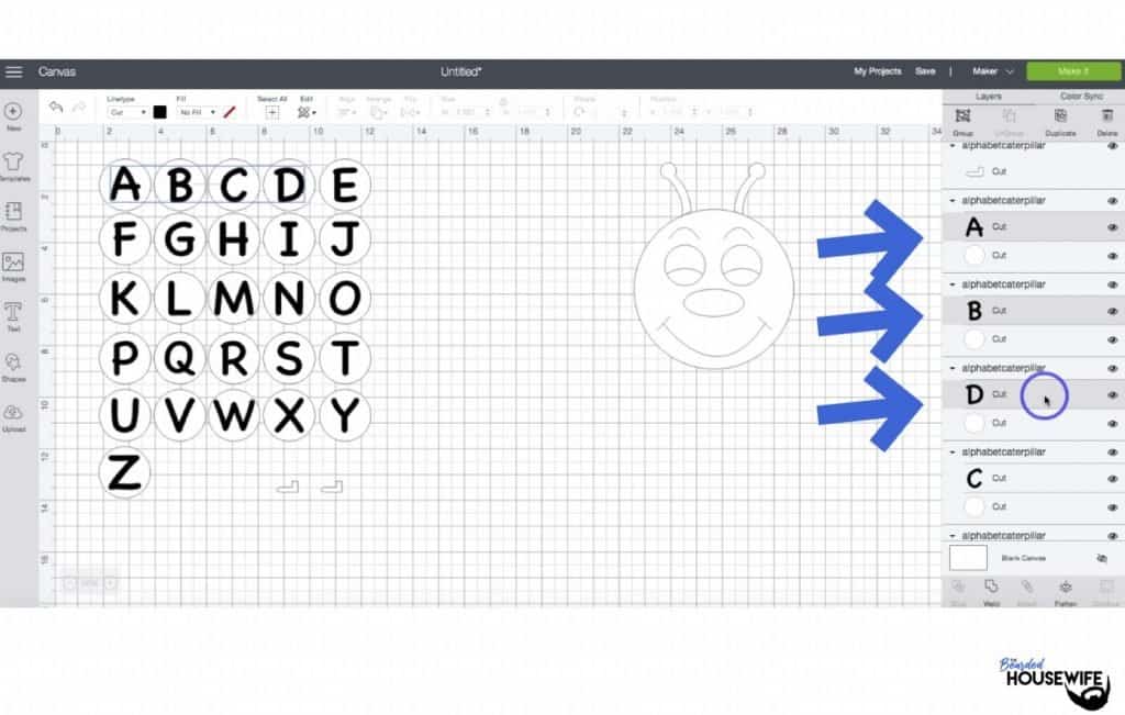 DIY Alphabet Caterpillar - The Bearded Housewife