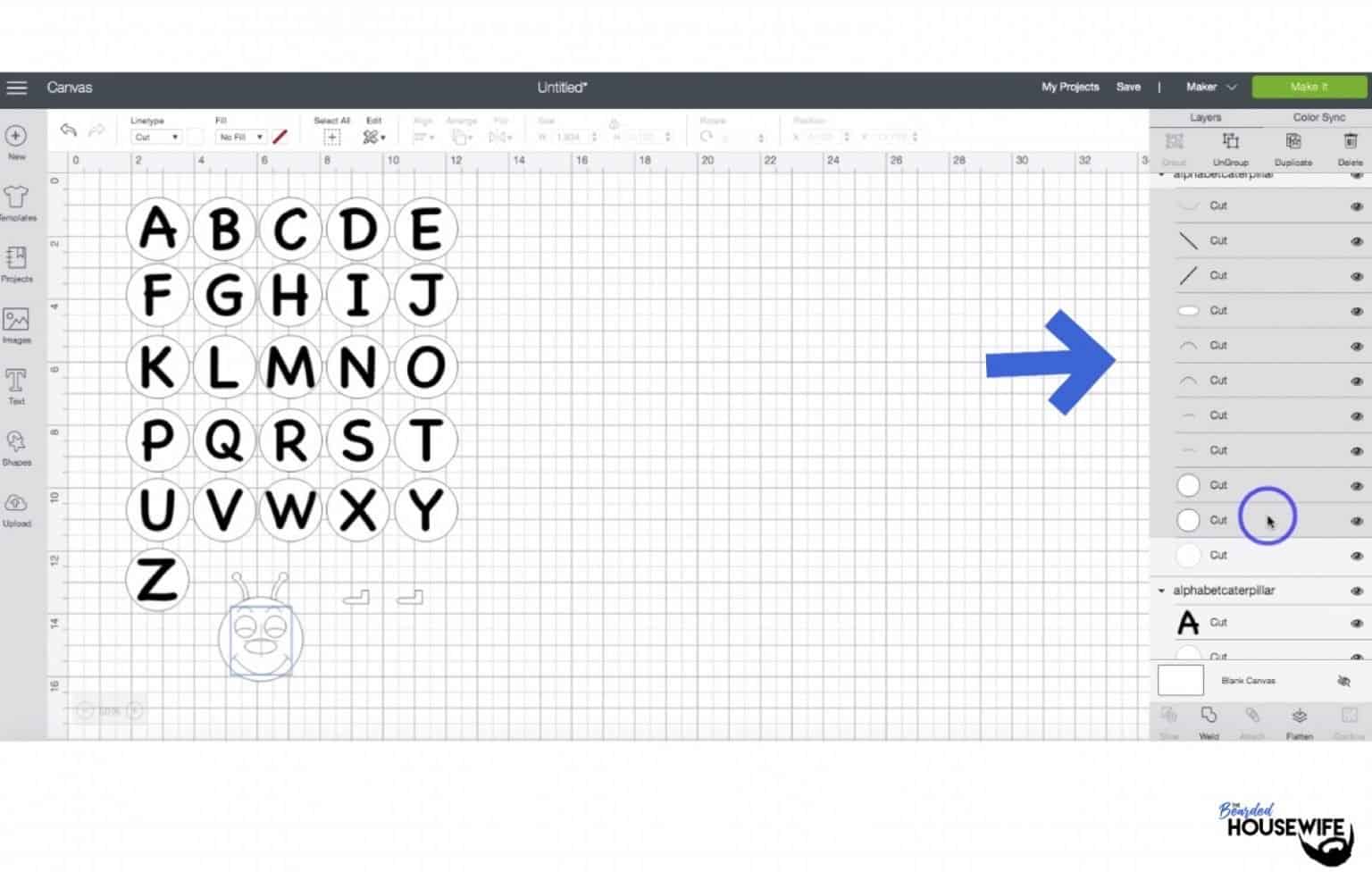 DIY Alphabet Caterpillar - The Bearded Housewife
