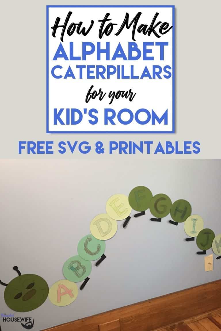 DIY Alphabet Caterpillar - The Bearded Housewife