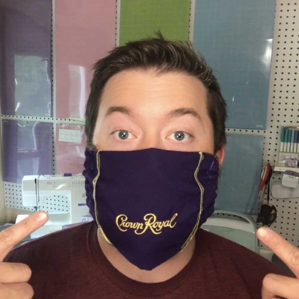 Crown Royal Face Mask - The Bearded Housewife
