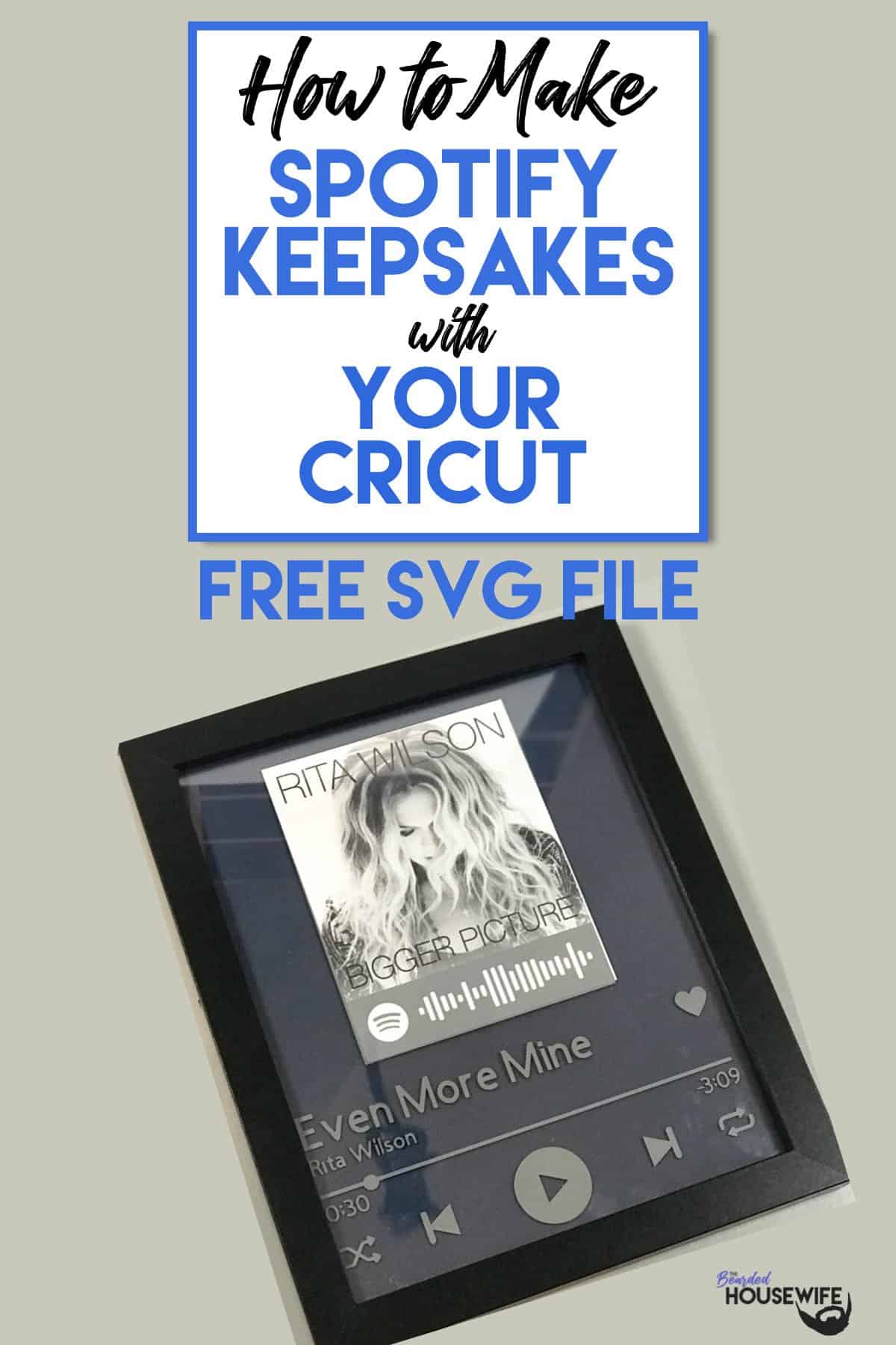 DIY Spotify Keepsake - The Bearded Housewife