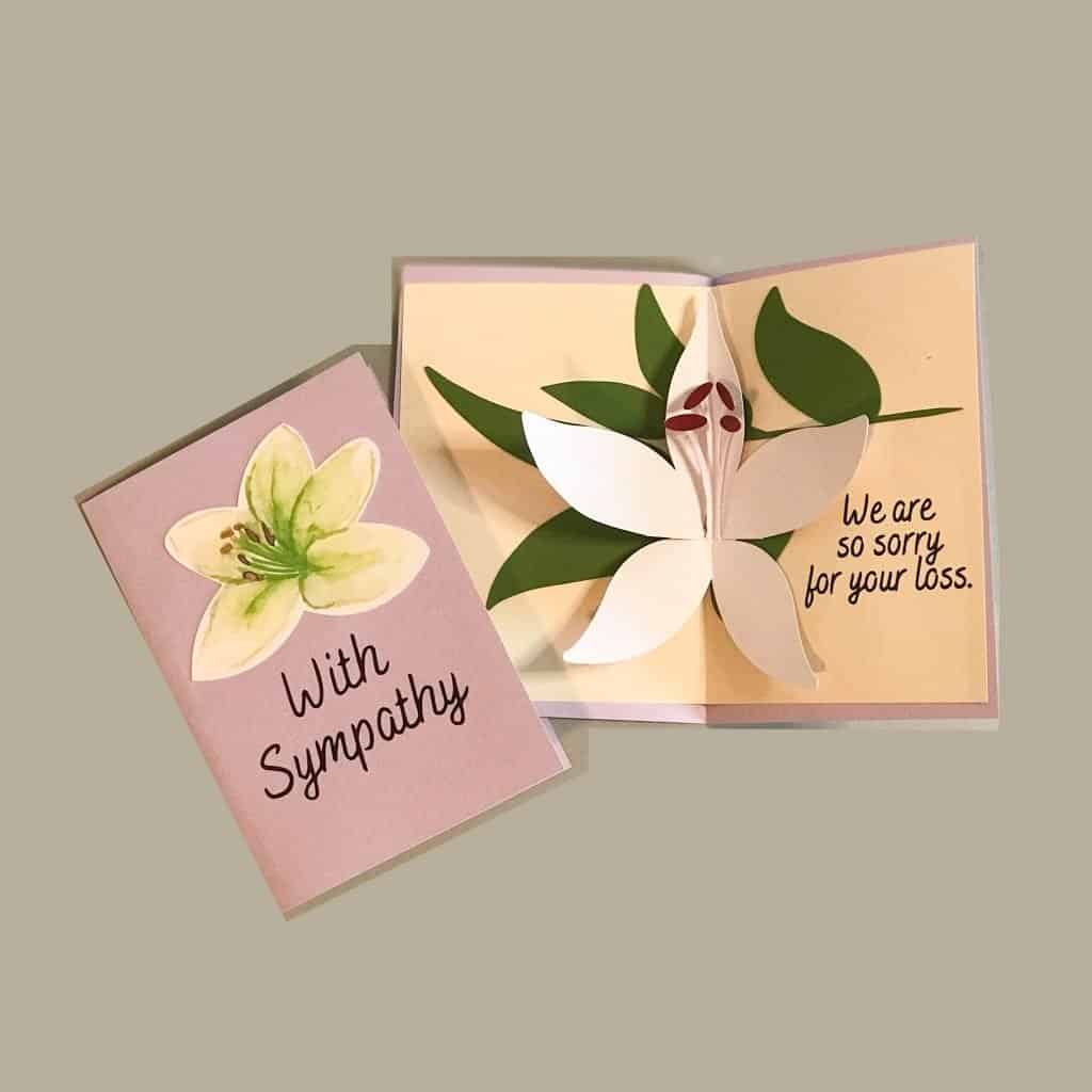 DIY Sympathy Card - The Bearded Housewife