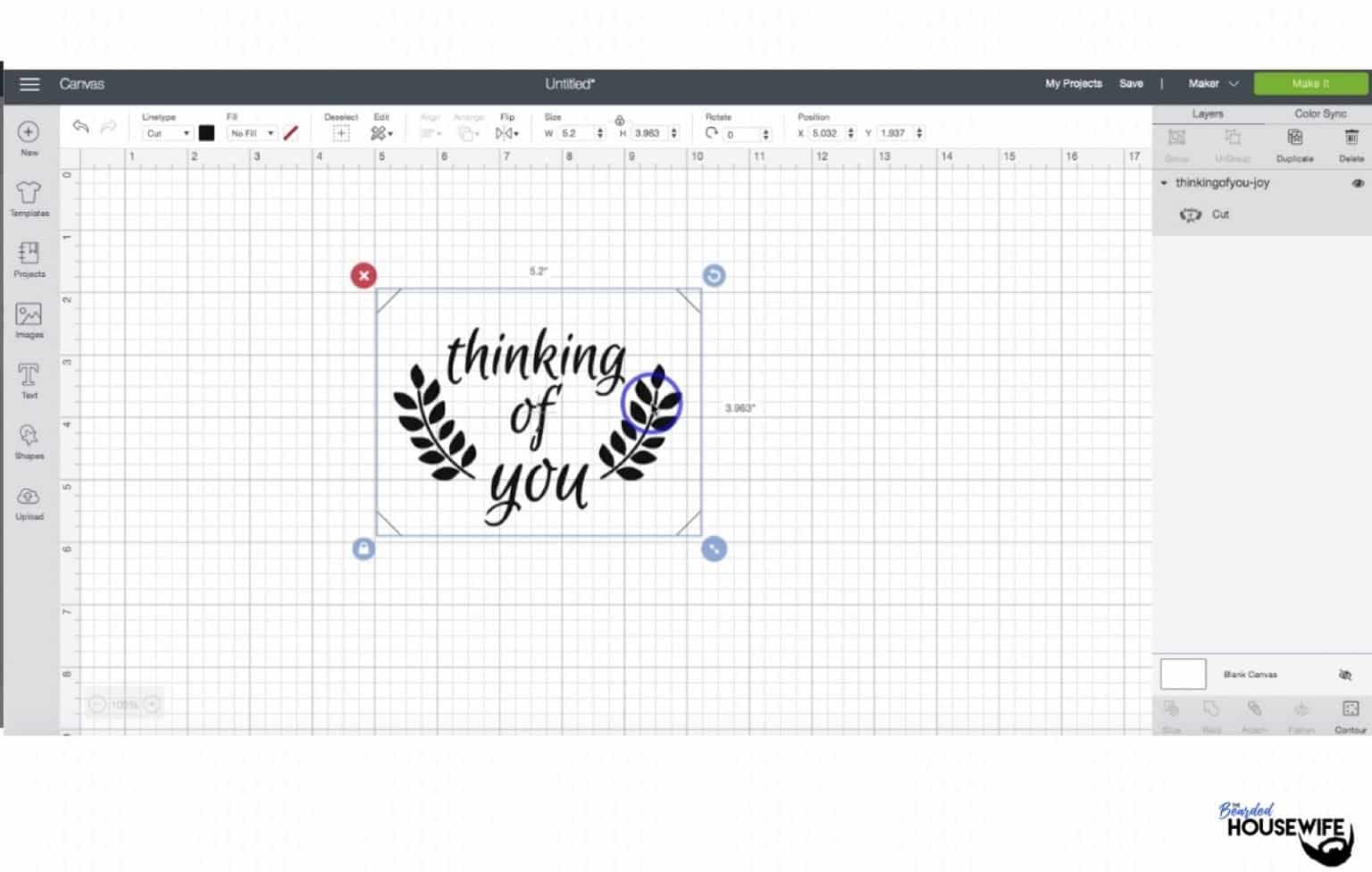 DIY Insert Cards with Cricut Joy - The Bearded Housewife