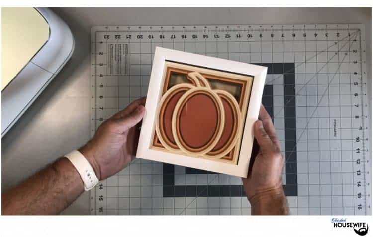 3D Pumpkin Shadow Boxes - The Bearded Housewife