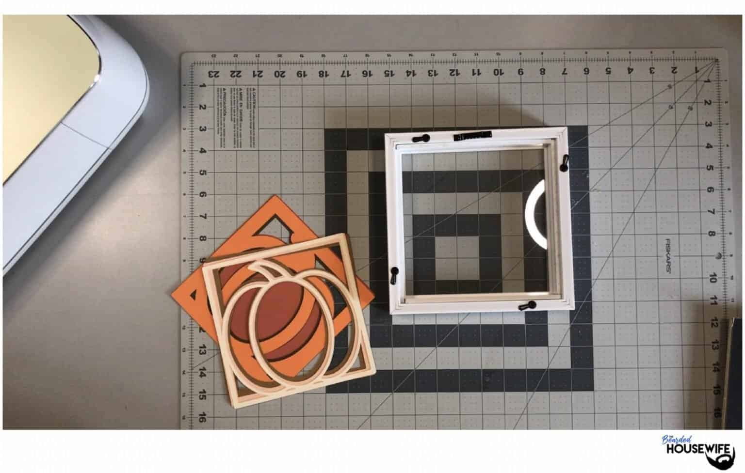 3D Pumpkin Shadow Boxes - The Bearded Housewife