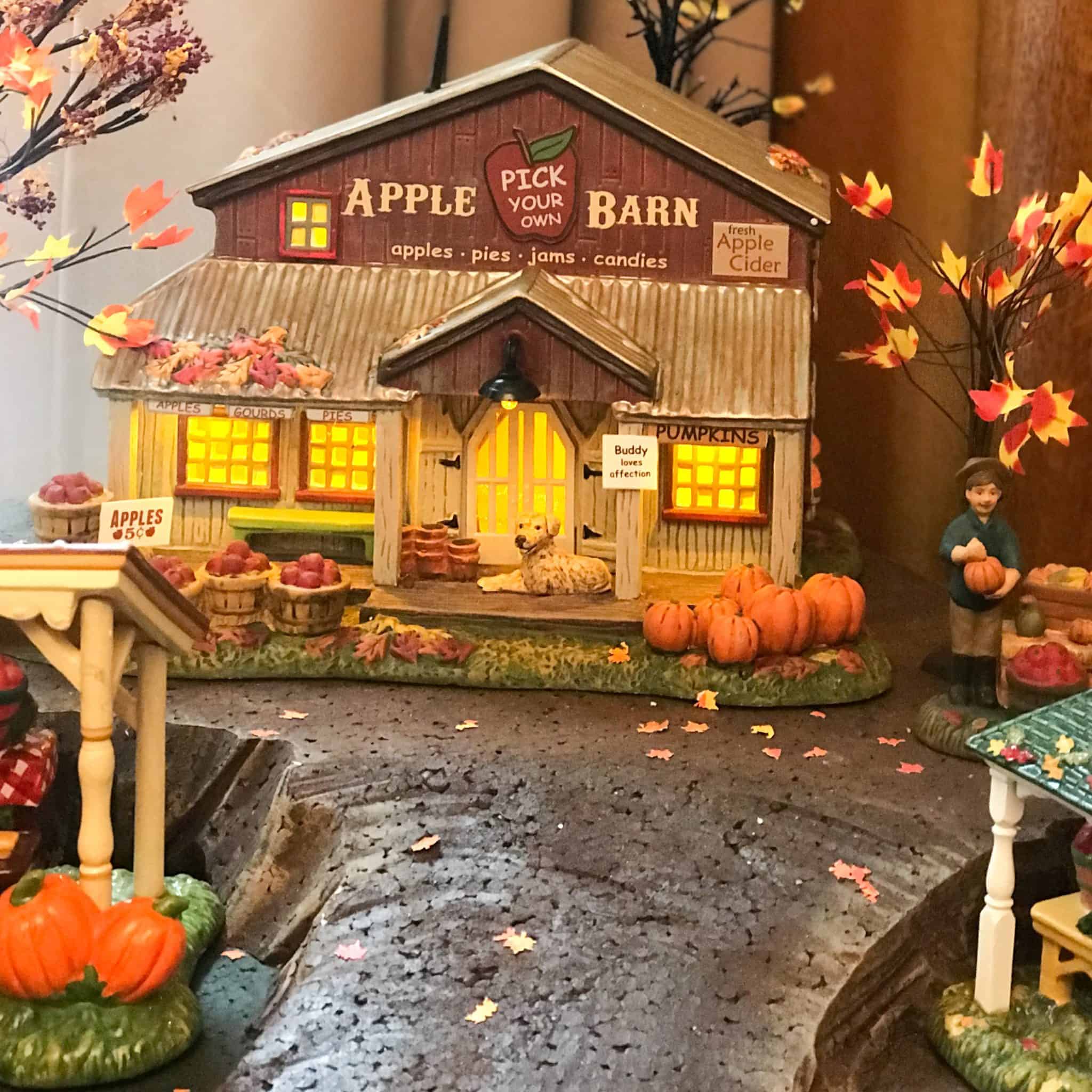Setting Up Our Fall Village - The Bearded Housewife