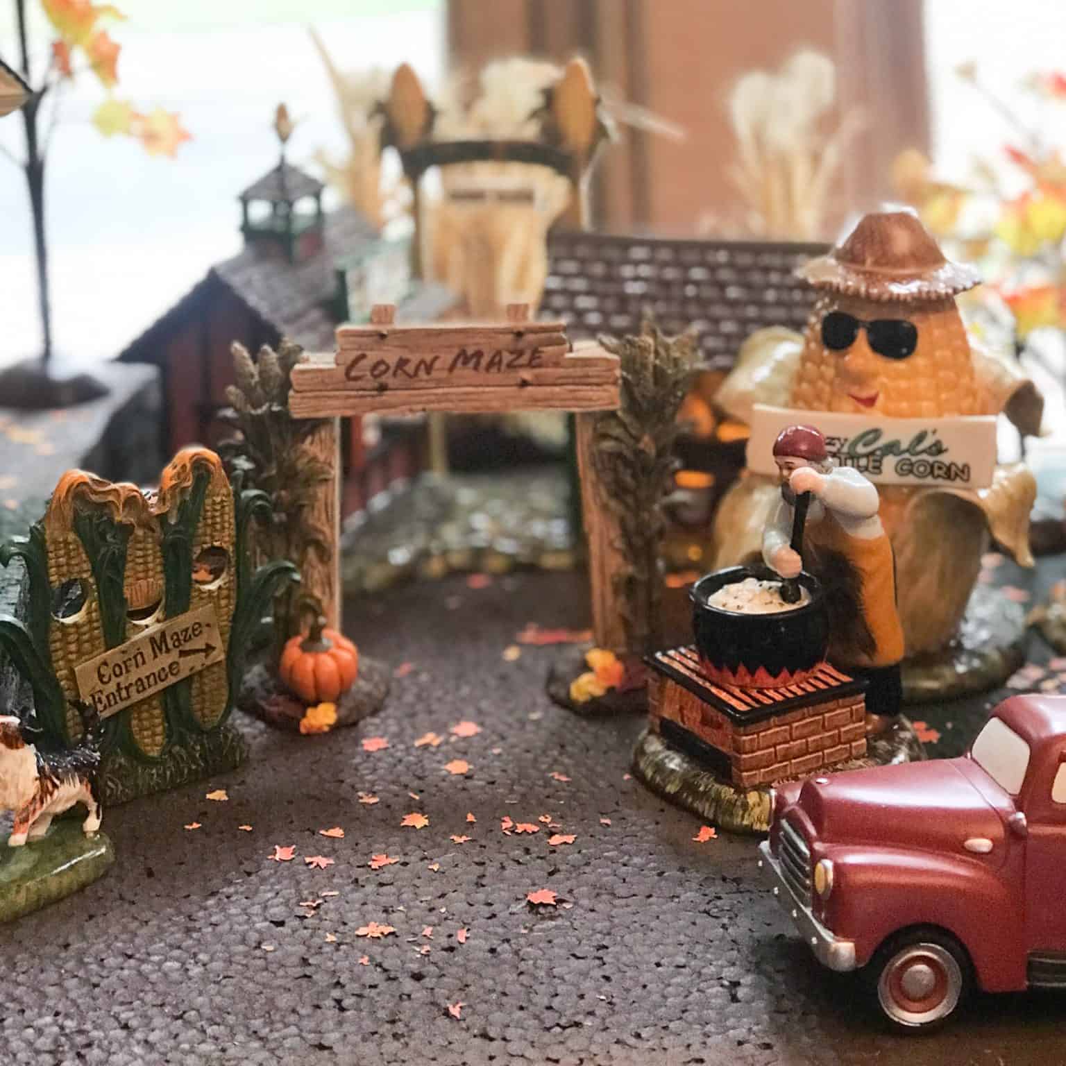 Setting Up Our Fall Village - The Bearded Housewife