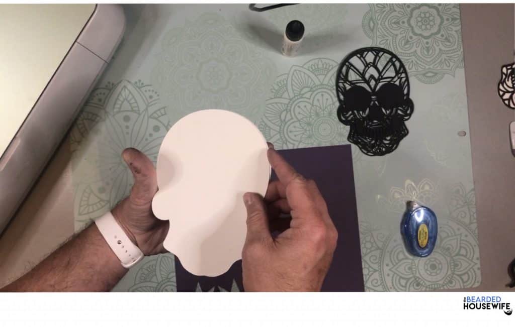 3D Layered Skull Plaques - The Bearded Housewife