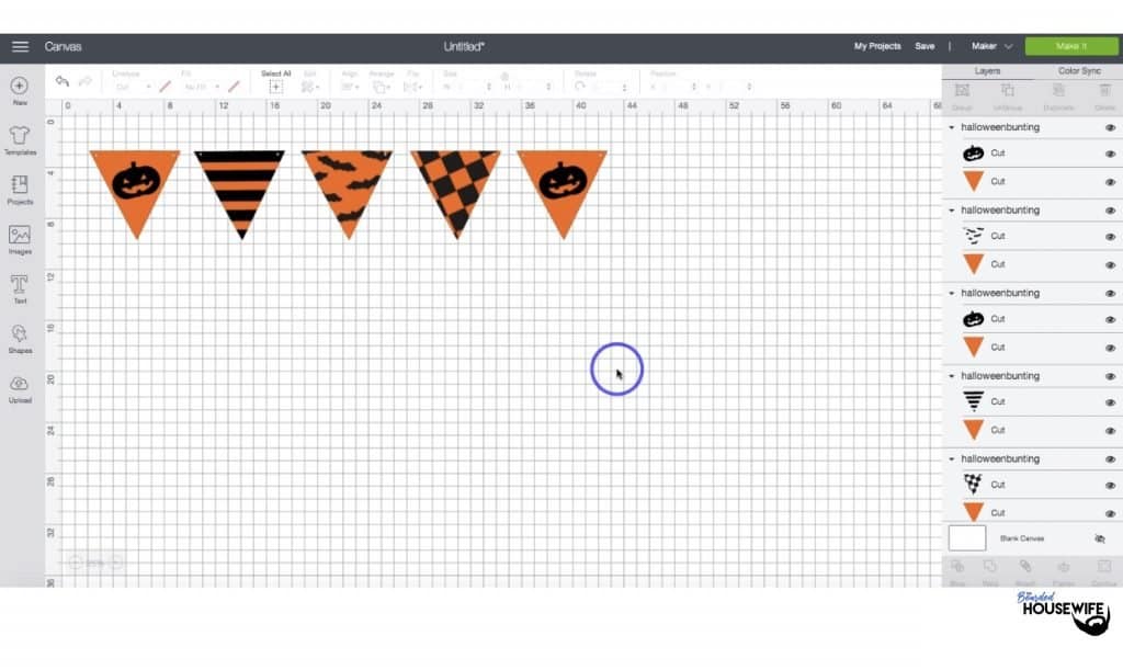 Easy Halloween Garland - The Bearded Housewife