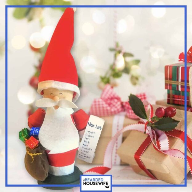 DIY Clay-Pot Santa Figurines - The Bearded Housewife