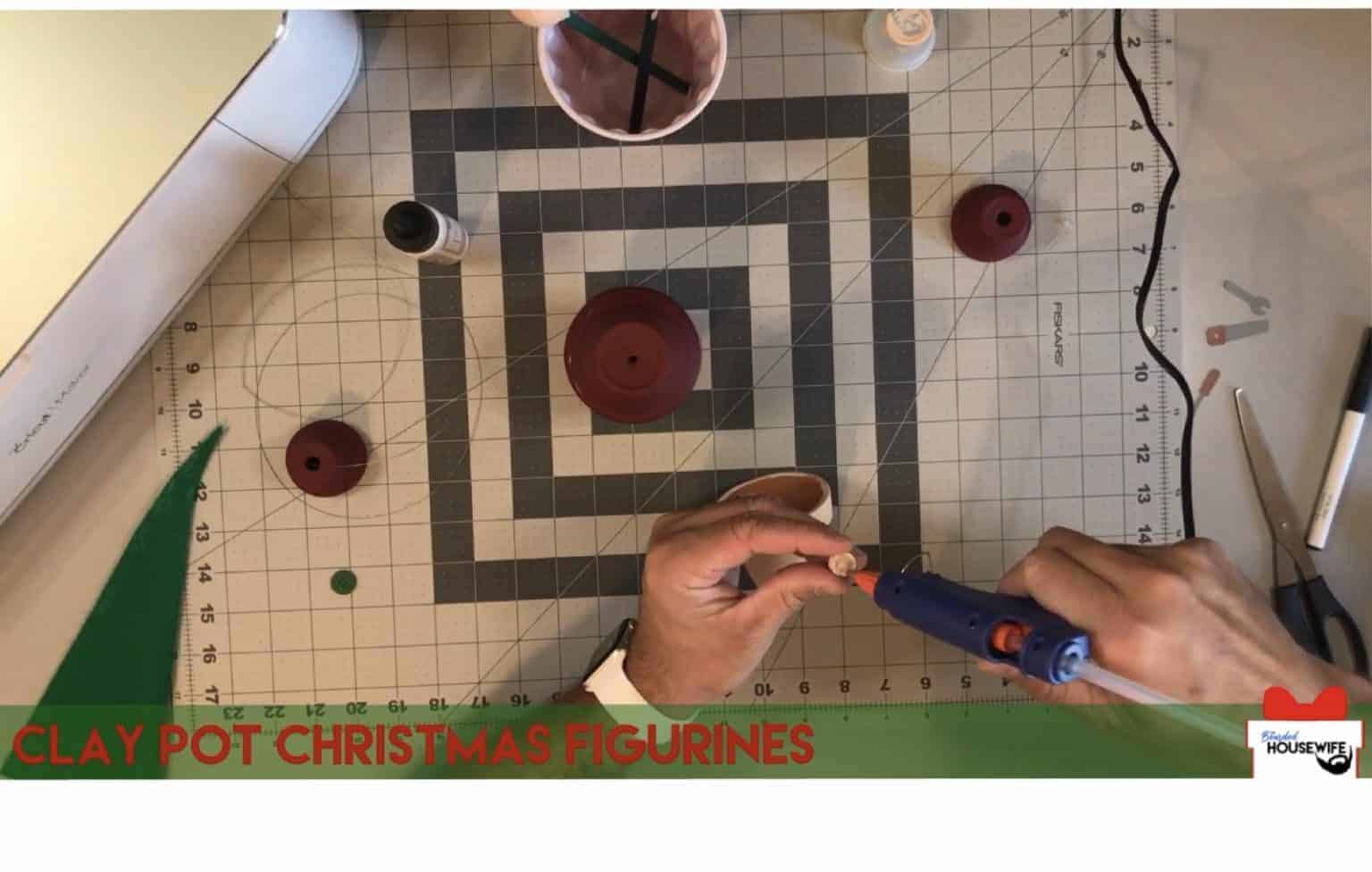 DIY Clay-Pot Elf Figurines - The Bearded Housewife