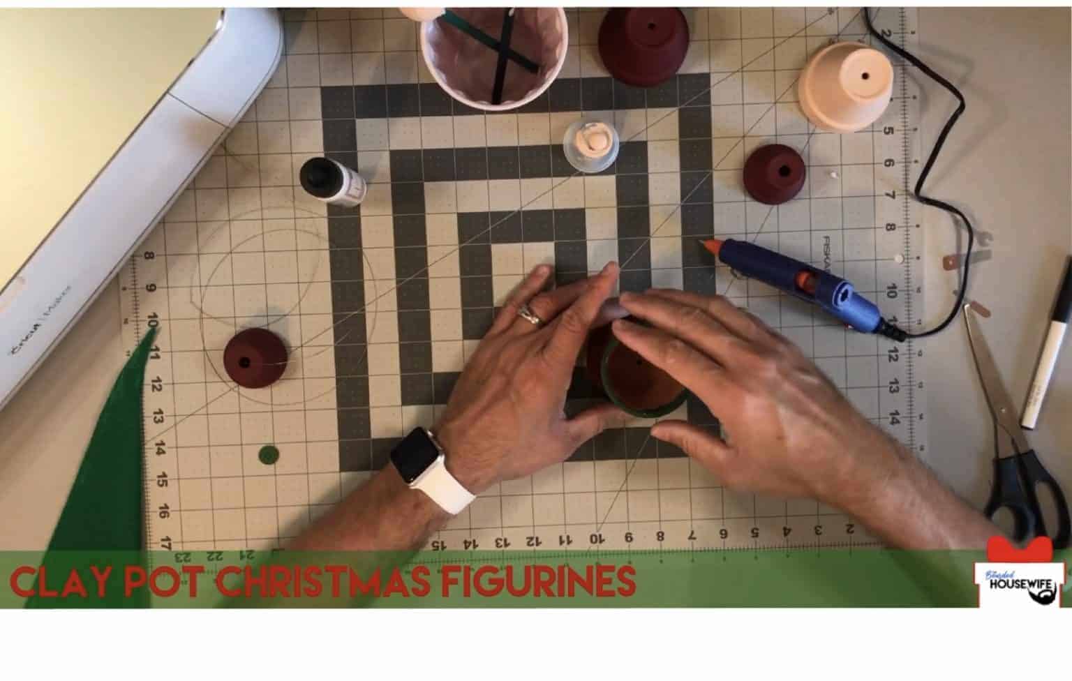 DIY Clay-Pot Elf Figurines - The Bearded Housewife