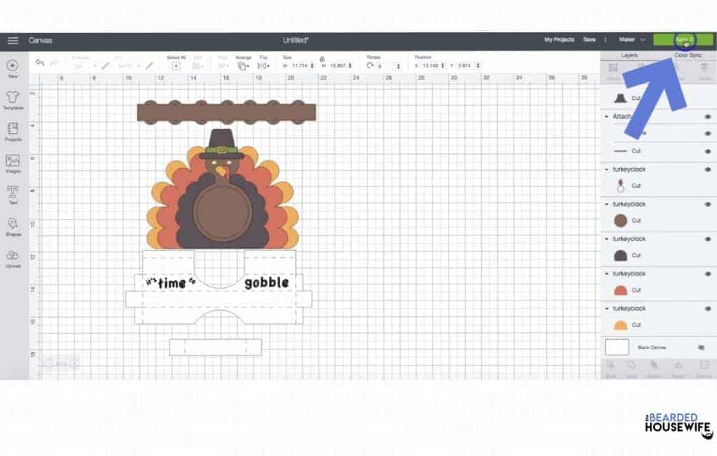 Thanksgiving Paper Clocks - The Bearded Housewife