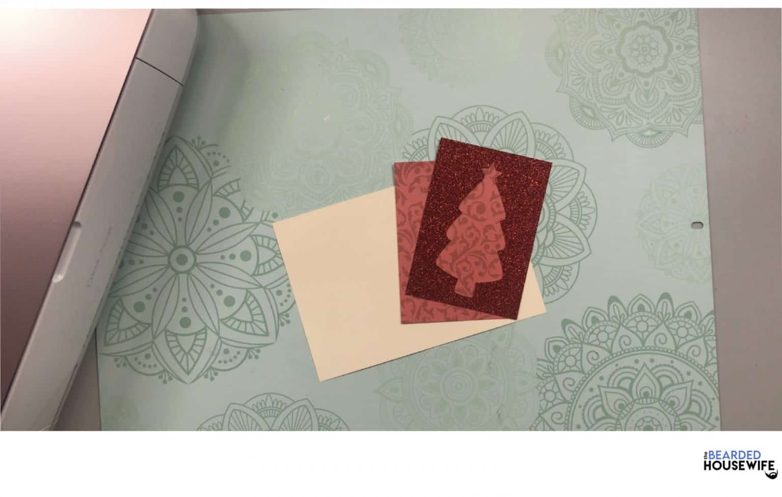 Easy Cutout Christmas Cards - The Bearded Housewife