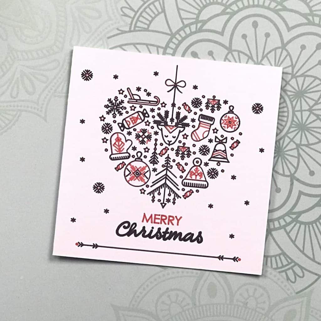 DIY Christmas Heart Cards - The Bearded Housewife