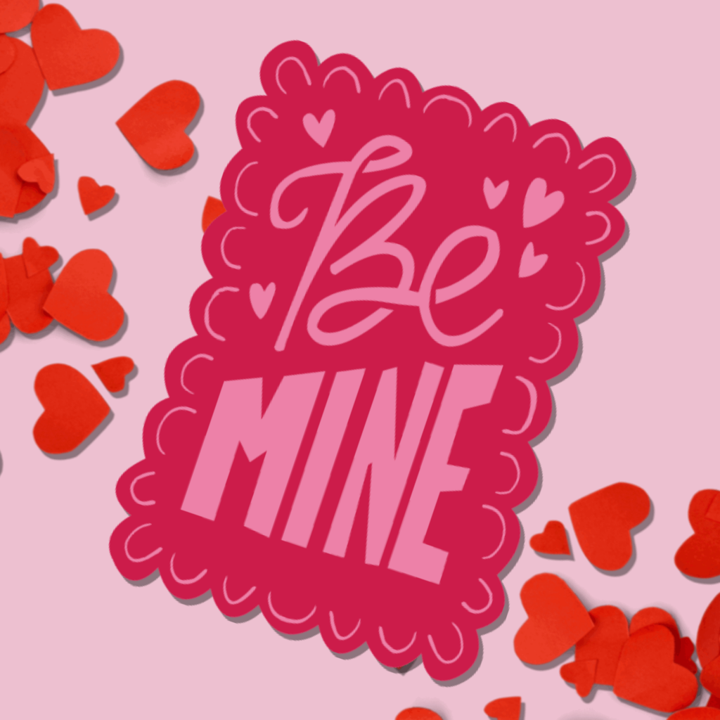 Be Mine Valentine's Cards - The Bearded Housewife