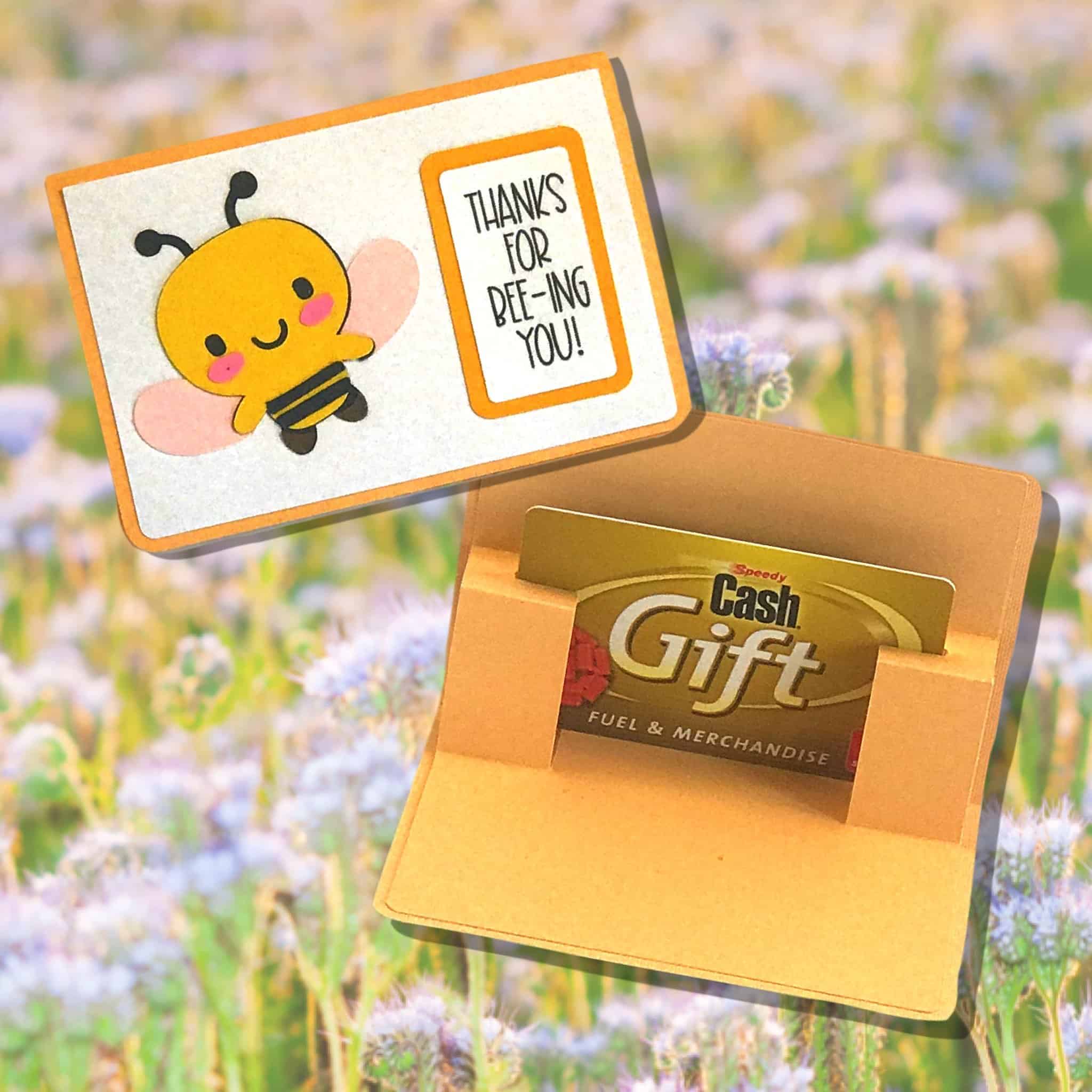 78. Thanks For Bee-ing You Card - The Bearded Housewife