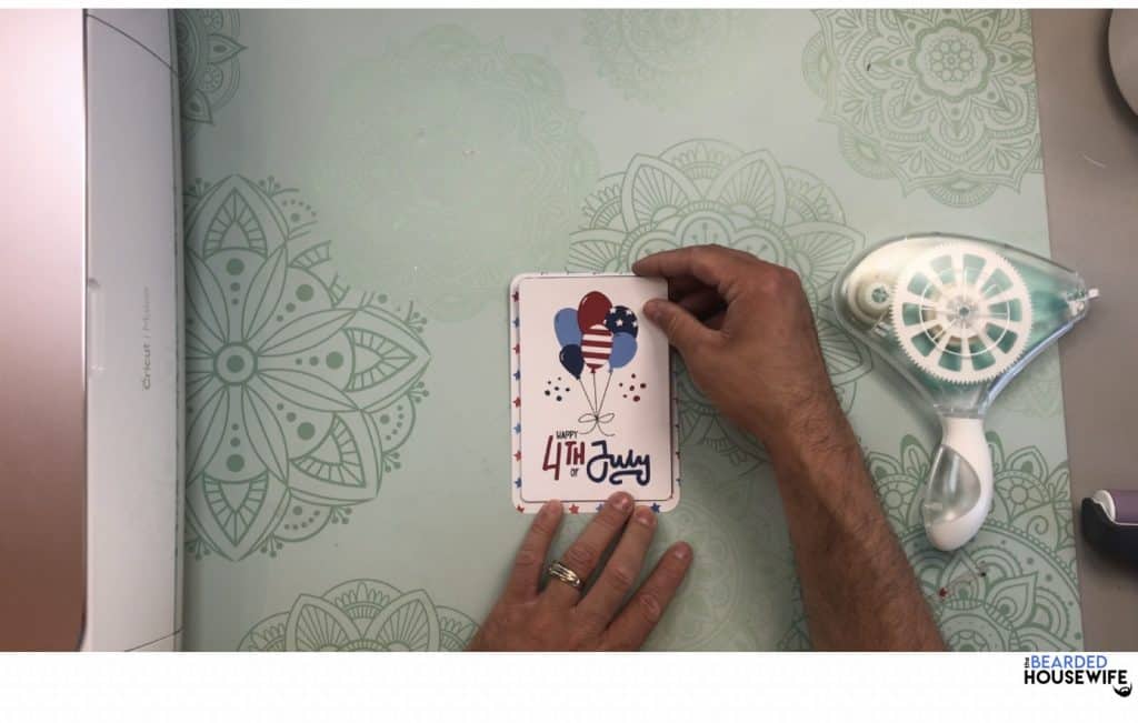 Stacked Fourth of July Cards - The Bearded Housewife