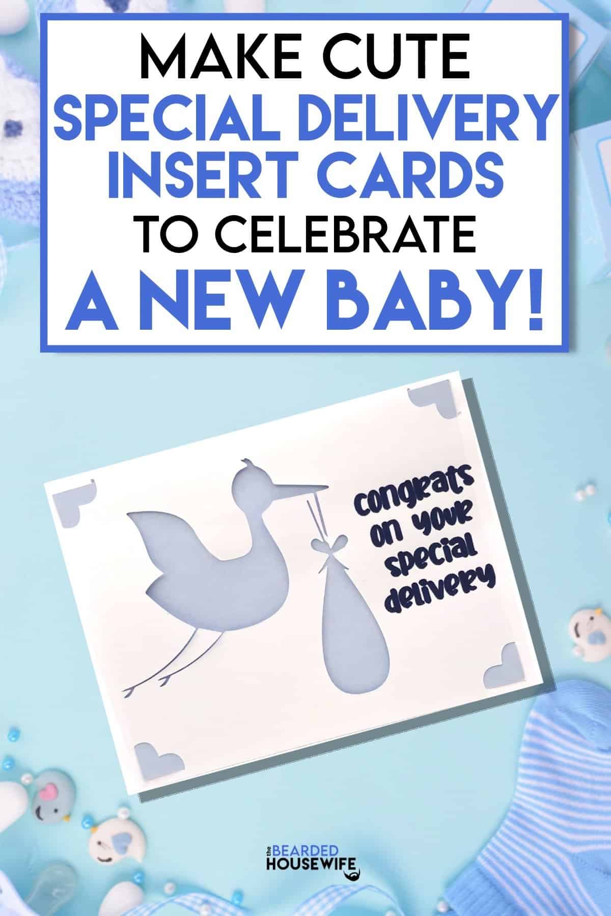 New Baby Insert Cards - The Bearded Housewife