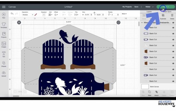 Mermaid Box Cards - The Bearded Housewife