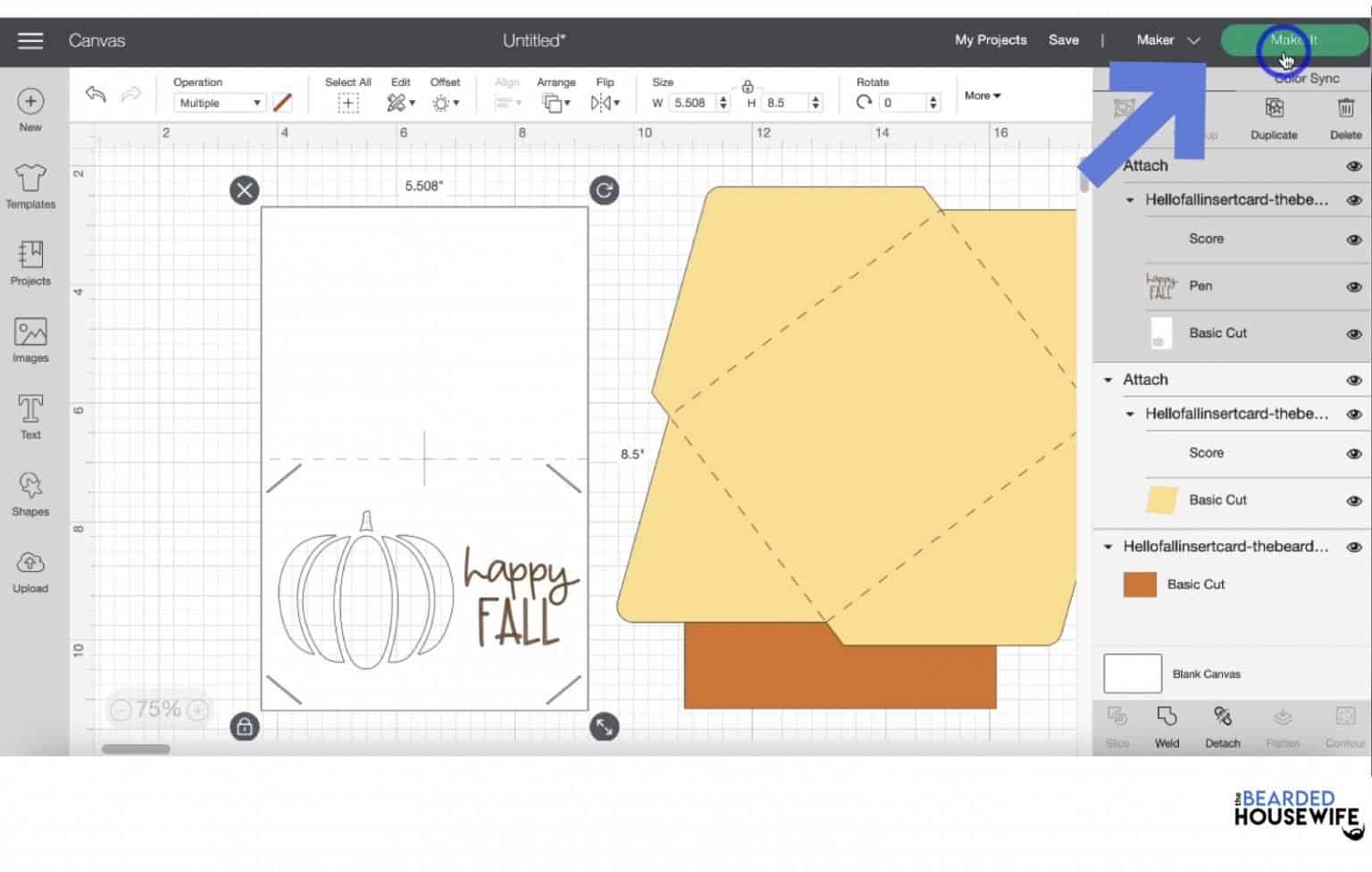 Easy Fall Insert Cards - The Bearded Housewife
