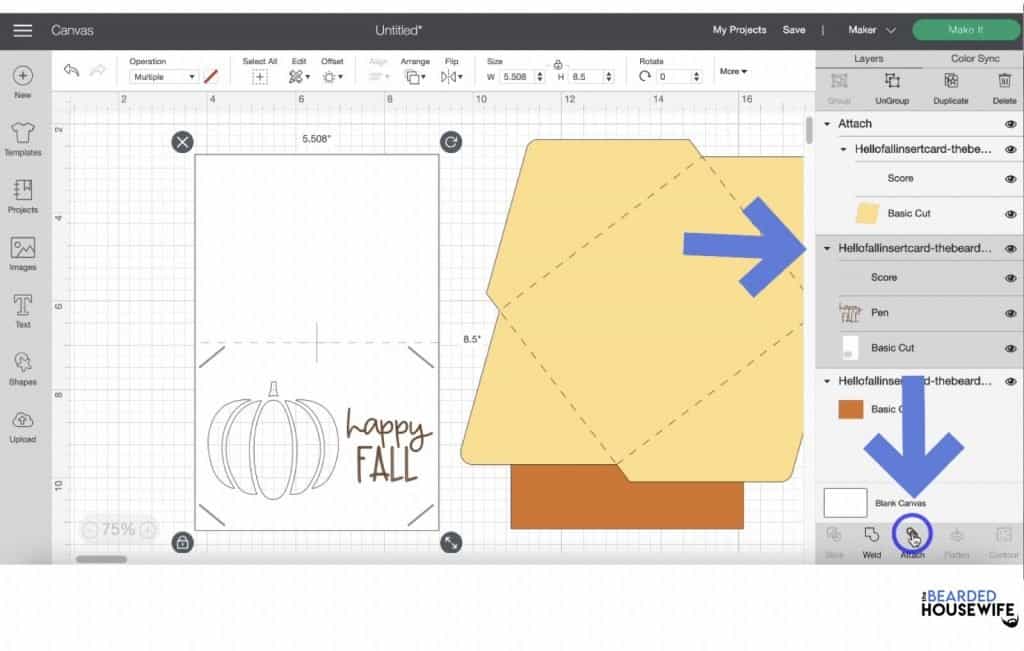 Easy Fall Insert Cards - The Bearded Housewife