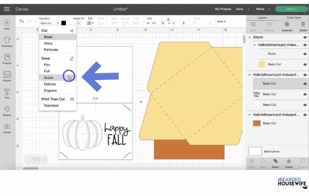 Easy Fall Insert Cards - The Bearded Housewife