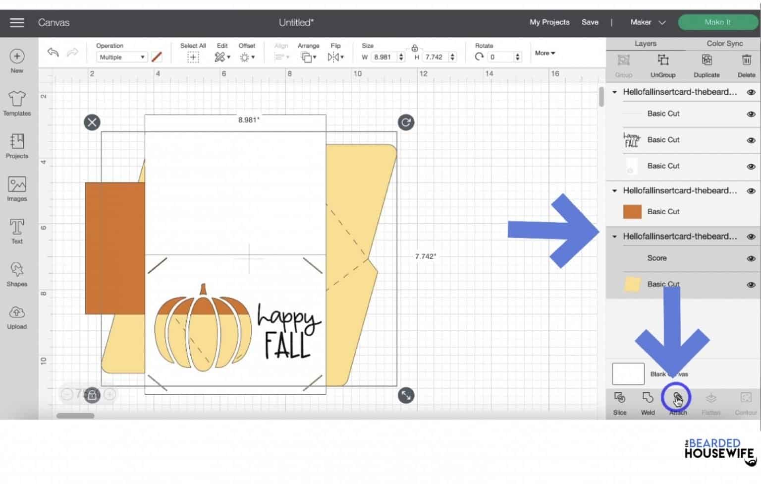 Easy Fall Insert Cards - The Bearded Housewife
