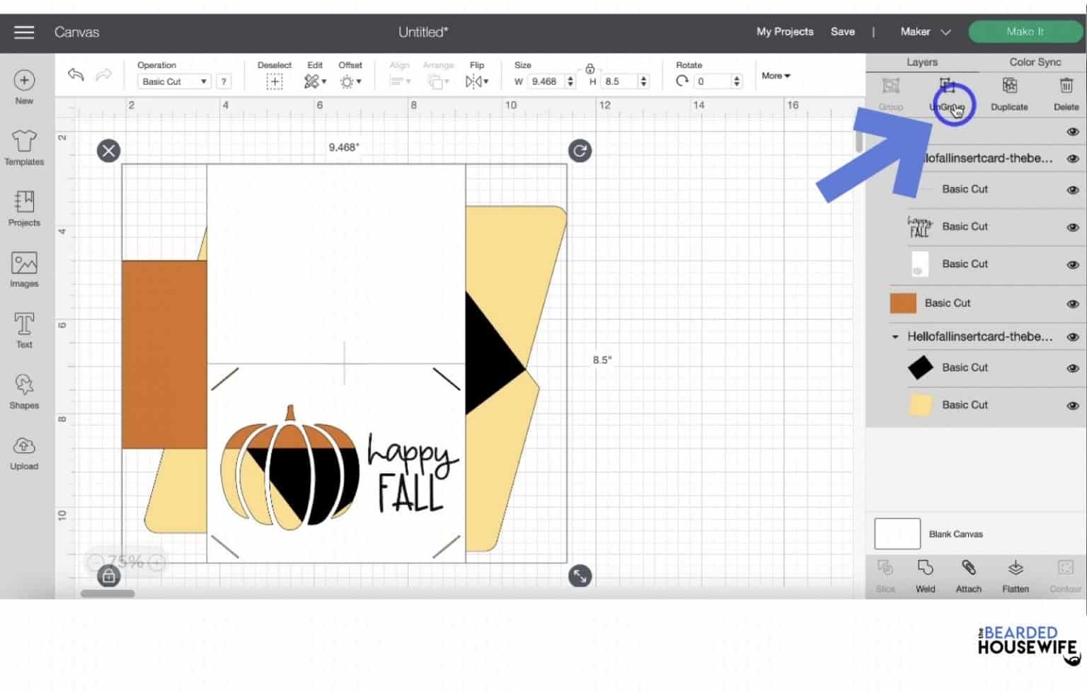 Easy Fall Insert Cards - The Bearded Housewife