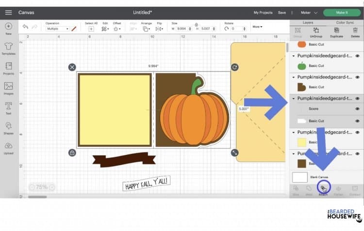 How to Use the Operation Menu in Cricut Design Space - The Bearded ...