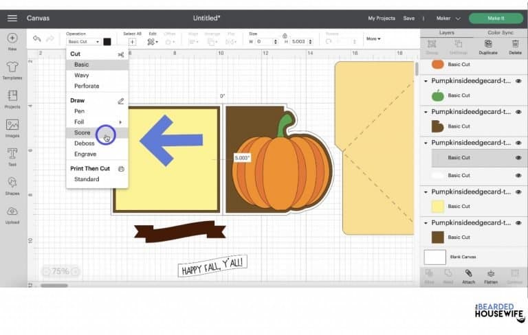How to Use the Operation Menu in Cricut Design Space - The Bearded ...