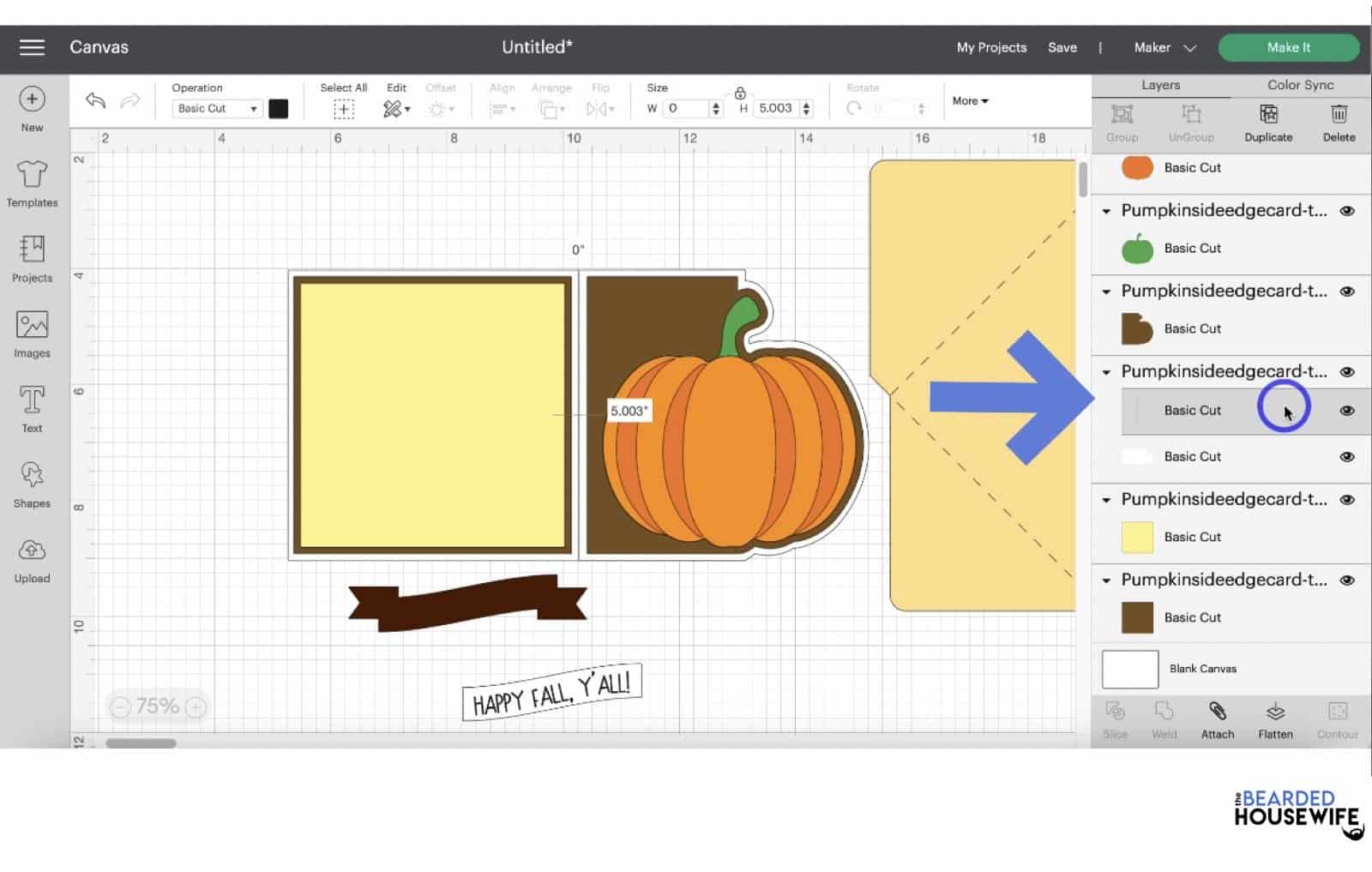 How to Use the Operation Menu in Cricut Design Space - The Bearded ...