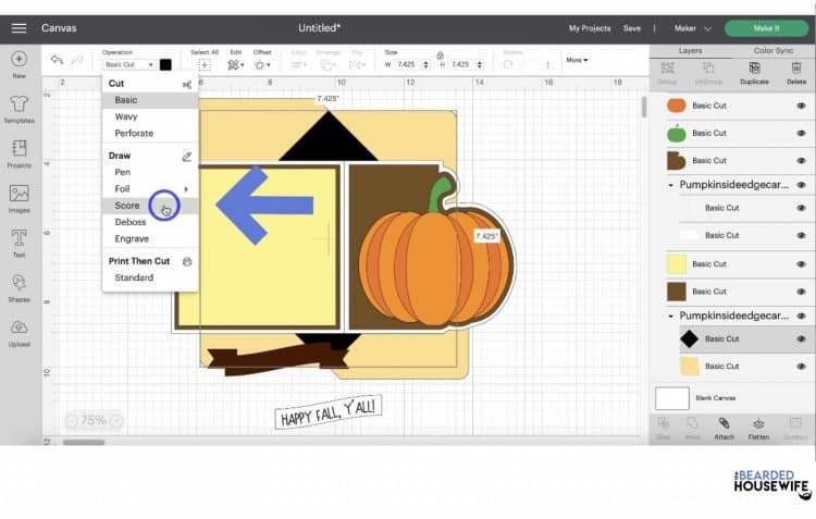 How to Use the Operation Menu in Cricut Design Space - The Bearded ...