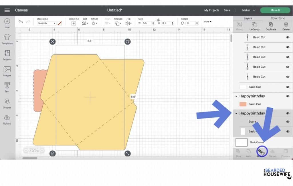 How to Make Multi-Colored Birthday Cards - The Bearded Housewife