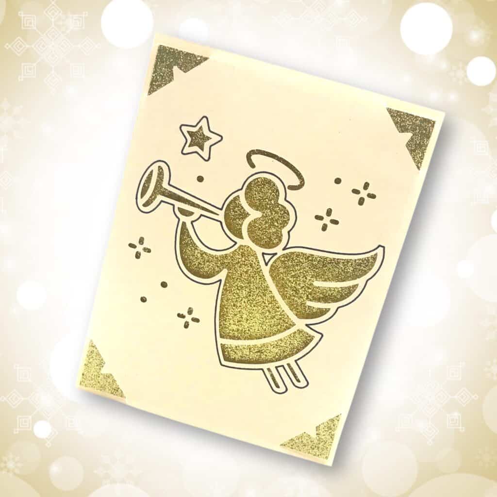 How to Make Beautiful Angel Insert Cards - The Bearded Housewife