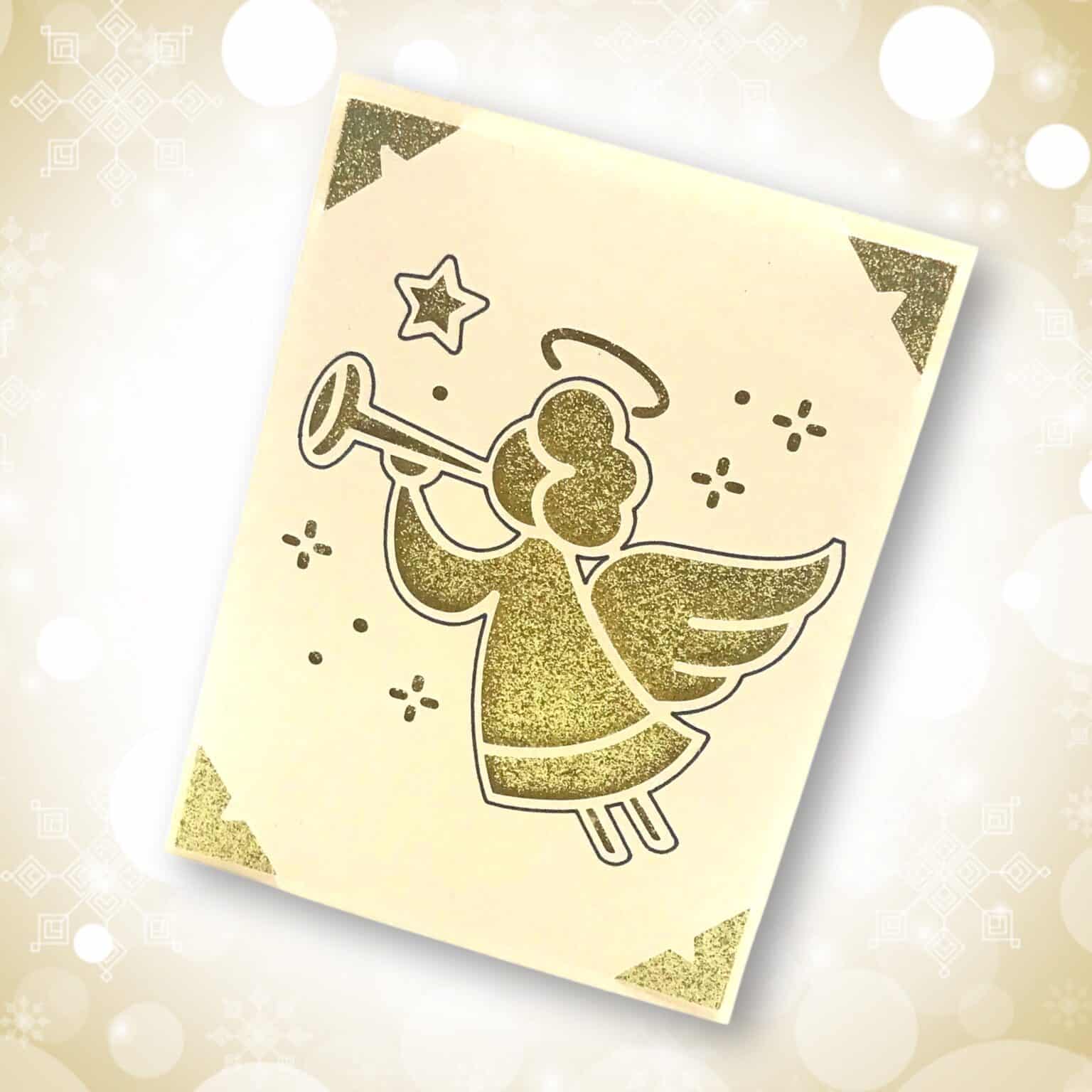 How to Make Beautiful Angel Insert Cards - The Bearded Housewife