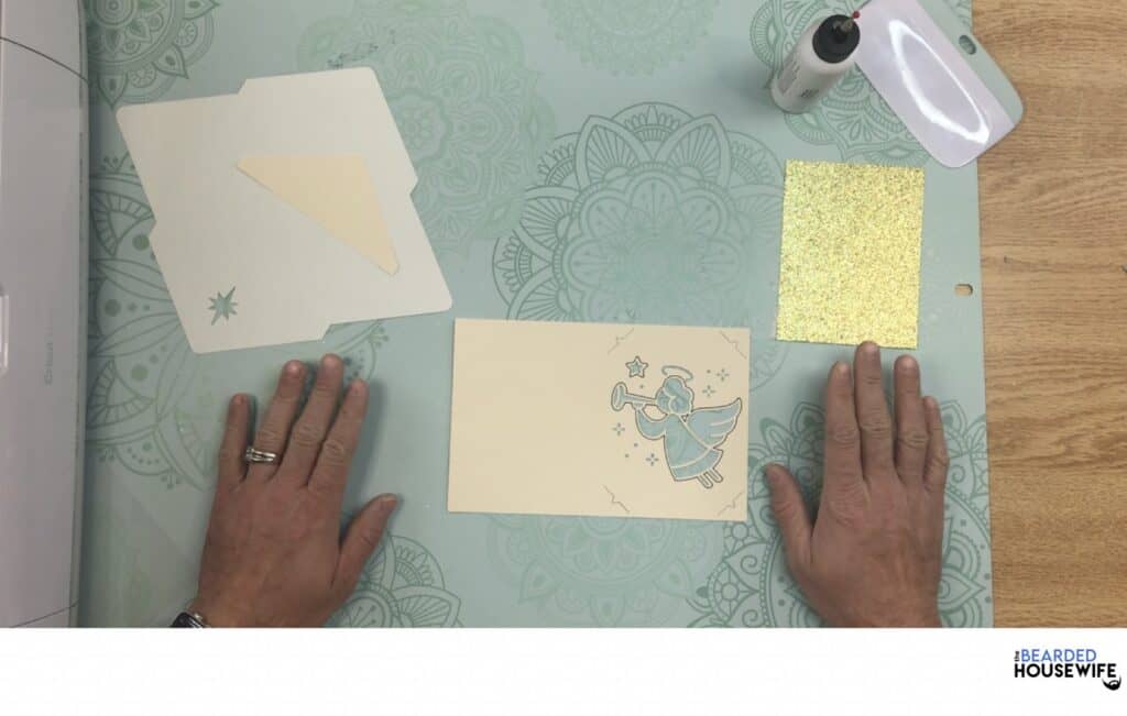 How to Make Beautiful Angel Insert Cards - The Bearded Housewife
