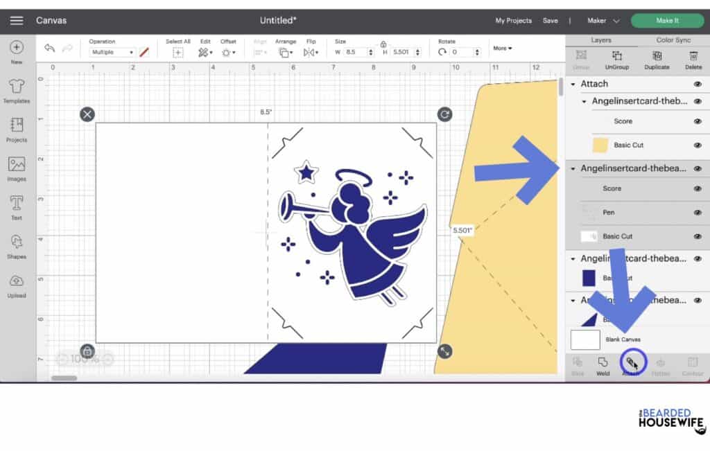 How to Make Beautiful Angel Insert Cards - The Bearded Housewife
