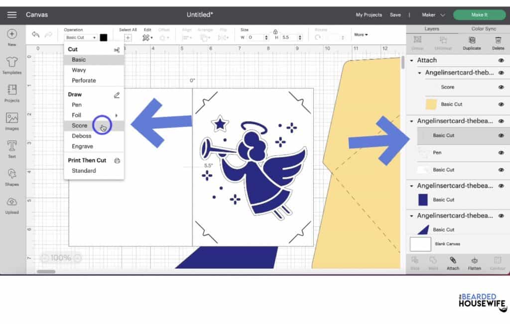 How to Make Beautiful Angel Insert Cards - The Bearded Housewife