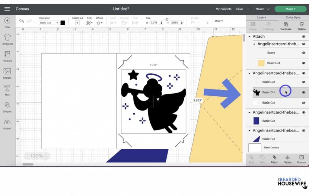 How to Make Beautiful Angel Insert Cards - The Bearded Housewife