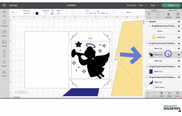 How to Make Beautiful Angel Insert Cards - The Bearded Housewife
