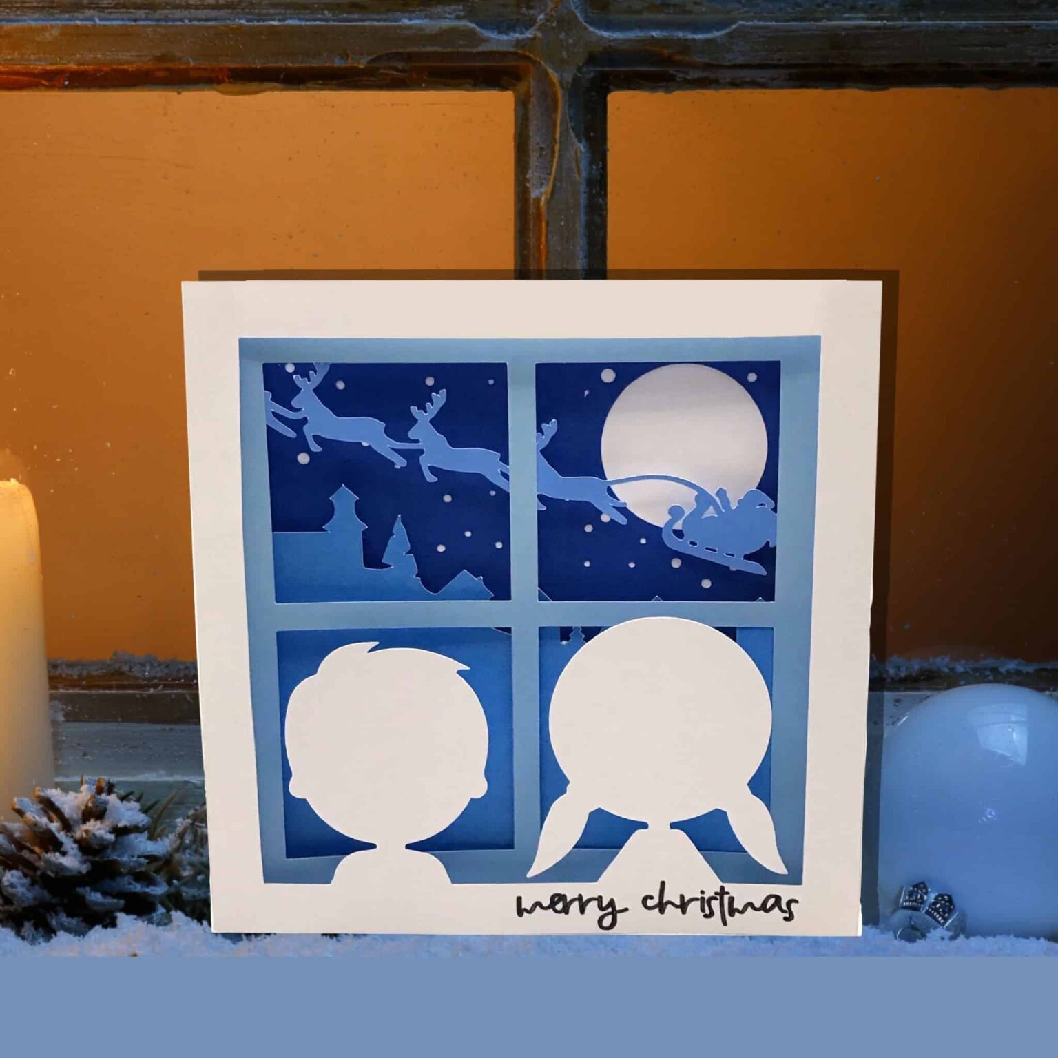 How to Make a Christmas Diorama Card - The Bearded Housewife