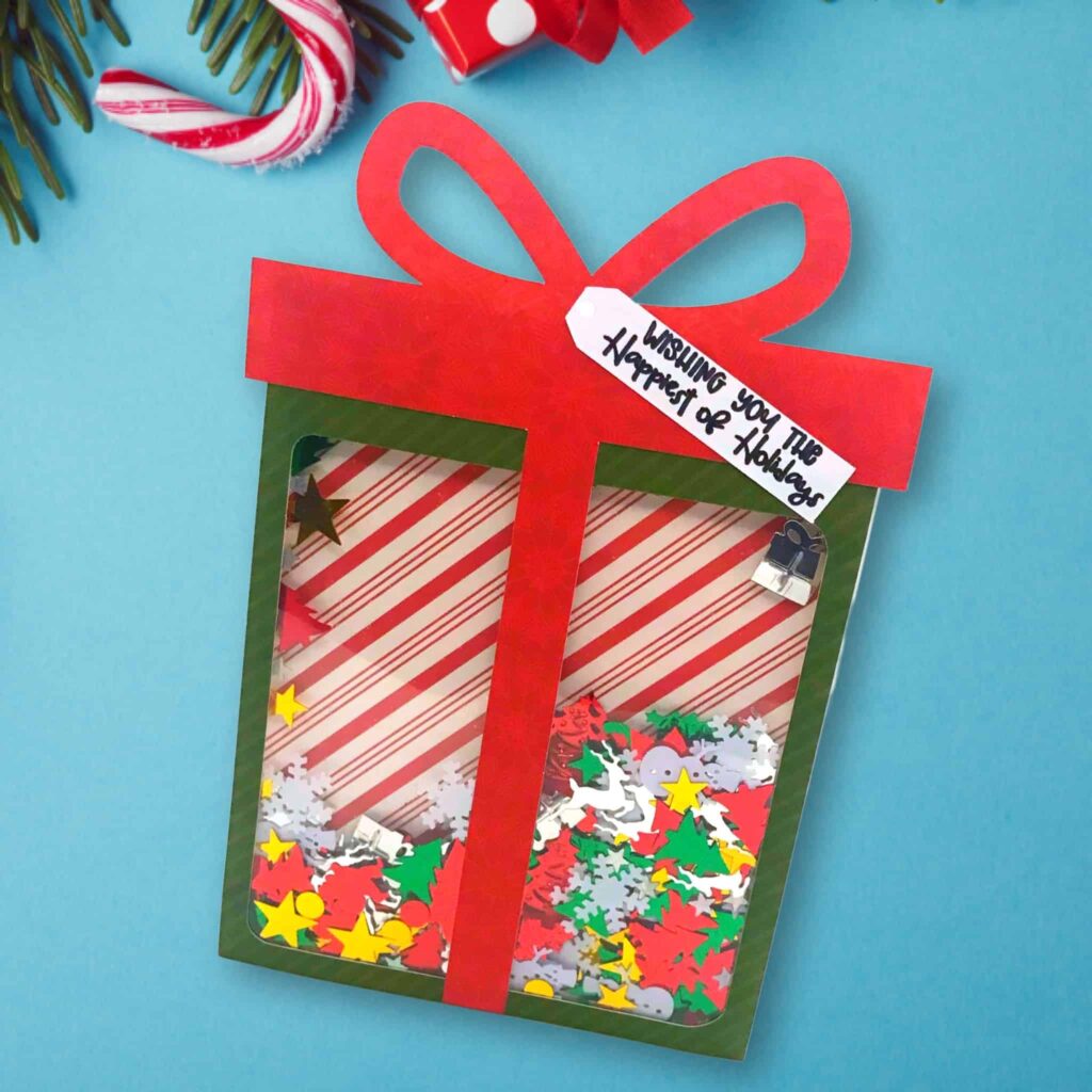 How to Make Christmas Shaker Cards - The Bearded Housewife