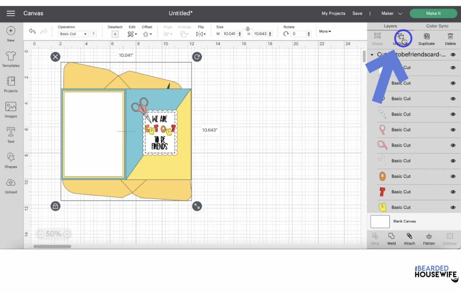 How to Make a Crafty Friends Card - The Bearded Housewife