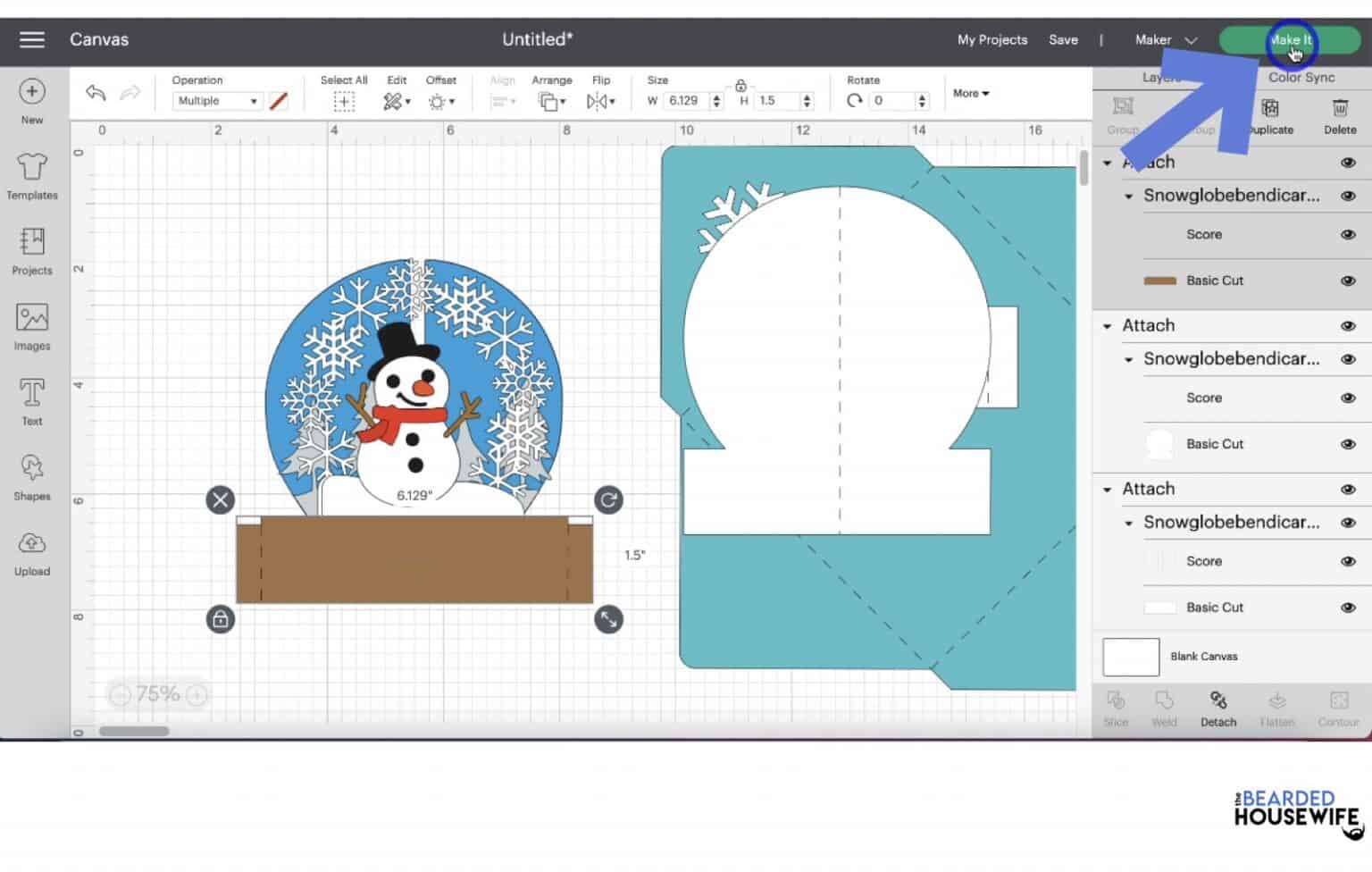 How to Make Bendi Cards for Christmas - The Bearded Housewife